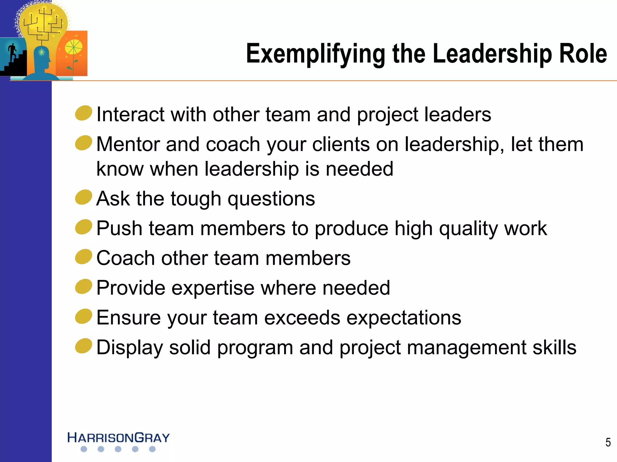 Advanced program management leadership | PPT
