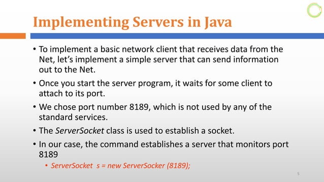 Networking in java, Advanced programming | PDF