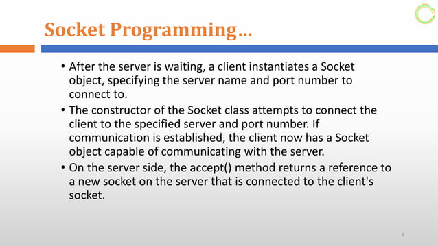 Networking in java, Advanced programming | PDF