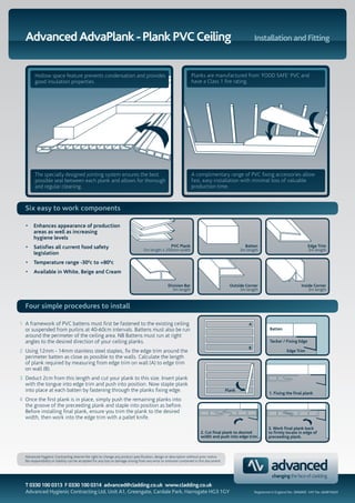 Advanced pvc ceilings(1) | PDF