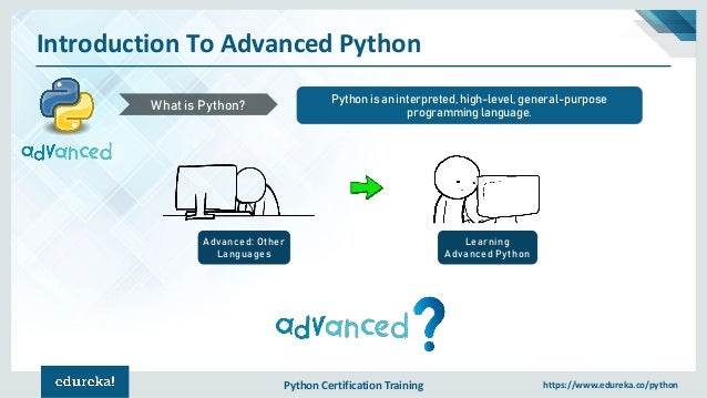 Advanced Python Tutorial Learn Advanced Python Concepts