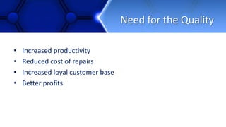 Advanced Quality Control | PPTX