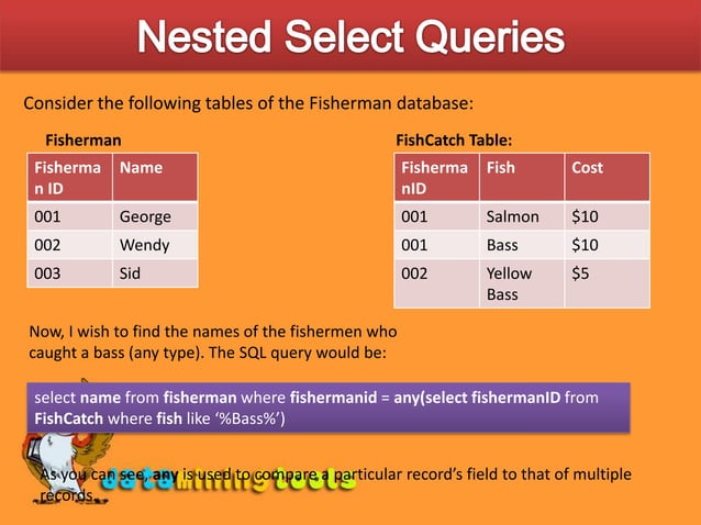 MS Sql Server: Advanced Query Concepts | PPT
