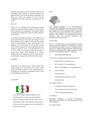 Advanced railway security system (arss) based on zigbee communication ...