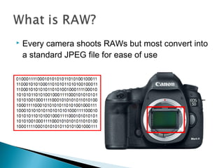 Photography: 7 - Raw Format | PPT