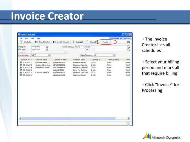 Advanced Recurring Contract Billing | PPT