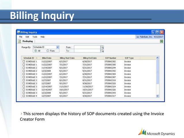 Advanced Recurring Contract Billing | PPT