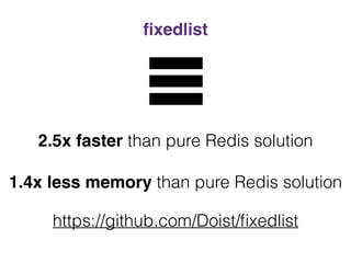 Advanced Redis data structures | PPT