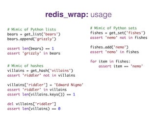 Advanced Redis data structures | PPT
