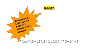 Advanced regular expressions | PDF