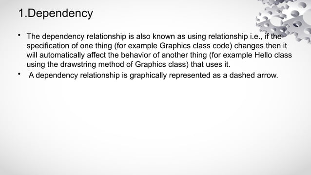 Advanced Relationships Object Oriented Analysisanddesignpptx Ppt
