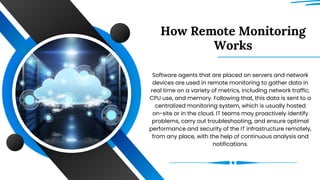 Advanced Remote Server Monitoring Solutions For all Business | PPT