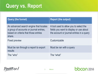 The Sky is the Limit: Advanced Reporting with eTapestry | PPTX