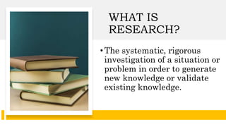 ADVANCED RESEARCH. | PPTX
