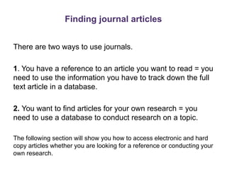 Advanced Research Skills | PPTX