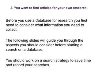 Advanced Research Skills | PPTX