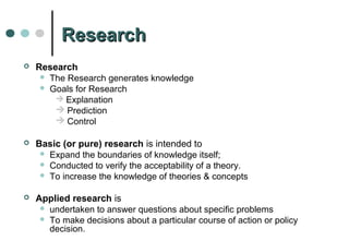Advanced research methods | PPT