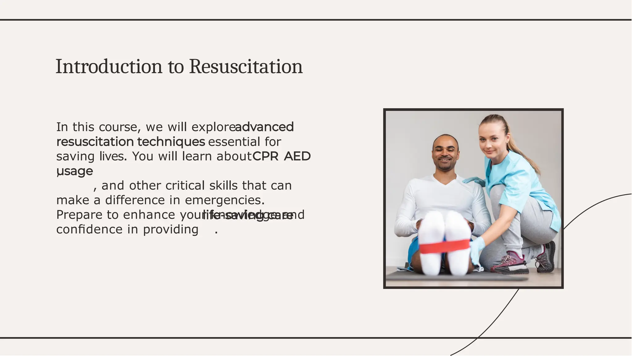 Advanced Resuscitation Course Perth. HLTAID015 training | PPTX