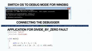 Ievgen Kulyk - Advanced reverse engineering techniques in unpacking | PPT