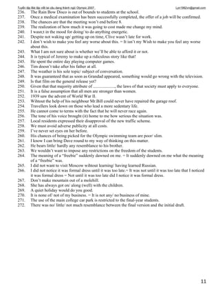 Advanced rewrite exercises with keys | DOC