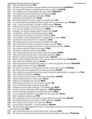 Advanced rewrite exercises with keys | DOC