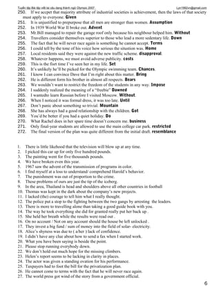 Advanced rewrite exercises with keys | DOC