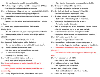 Advanced rewrite for olympics exam | PPT