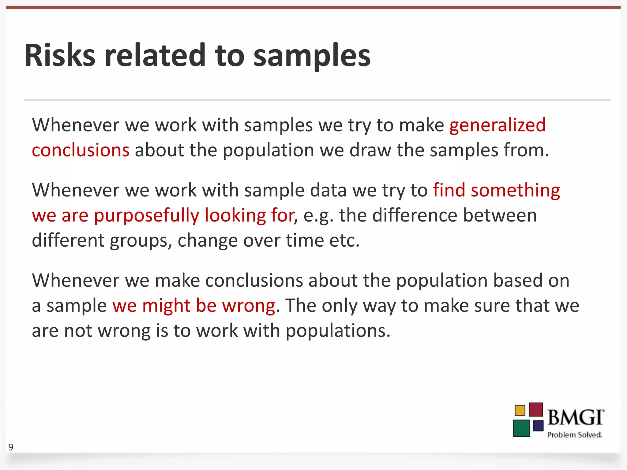 Advanced sampling part 1 presentation notes | PDF