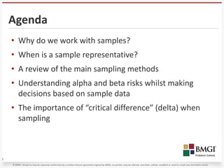 Advanced sampling part 1 presentation notes | PDF