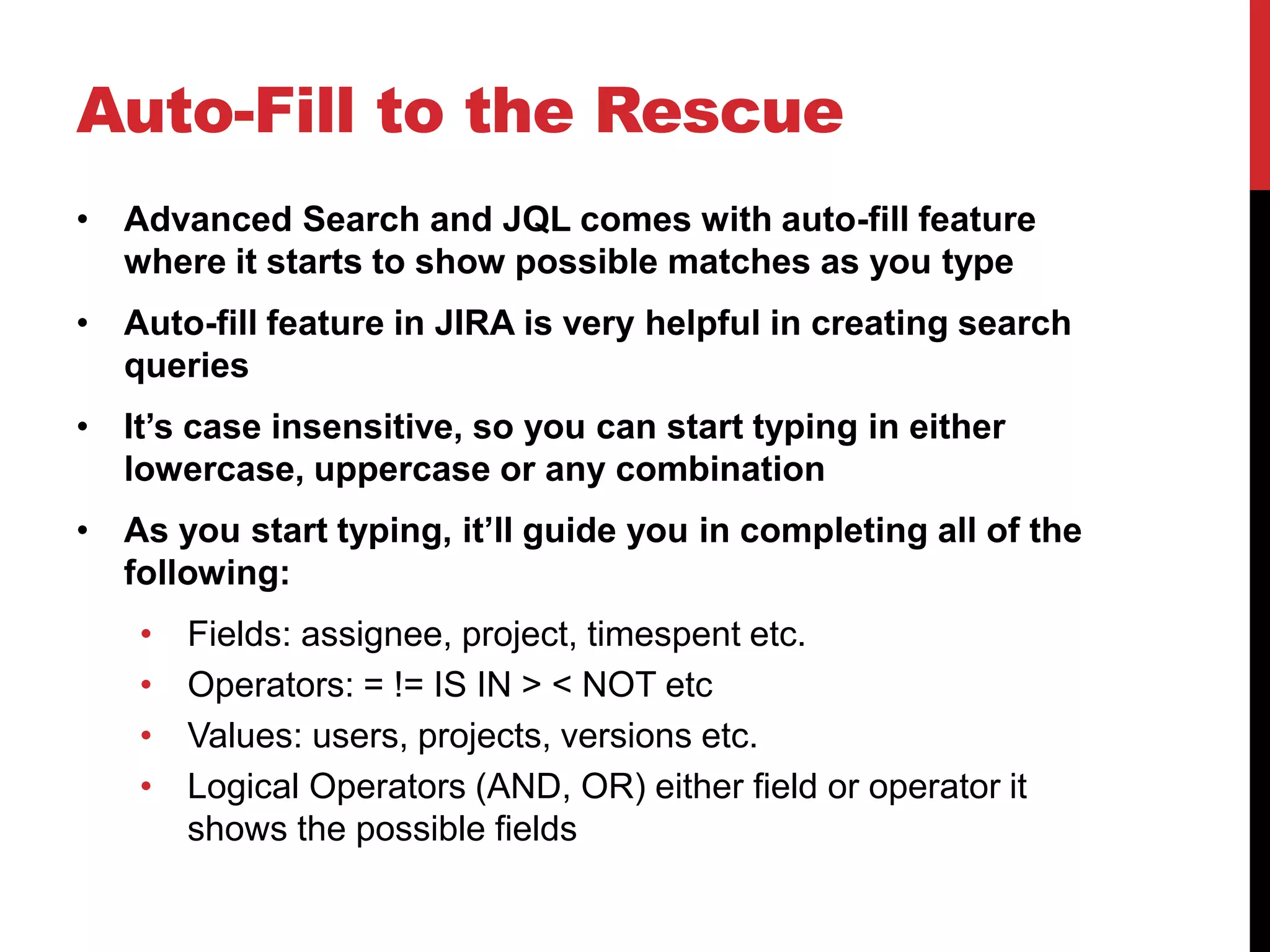 Advanced Search using JQL in JIRA | PPTX