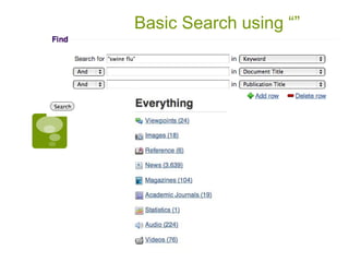 Advanced Search & Boolean Connectors | PPT