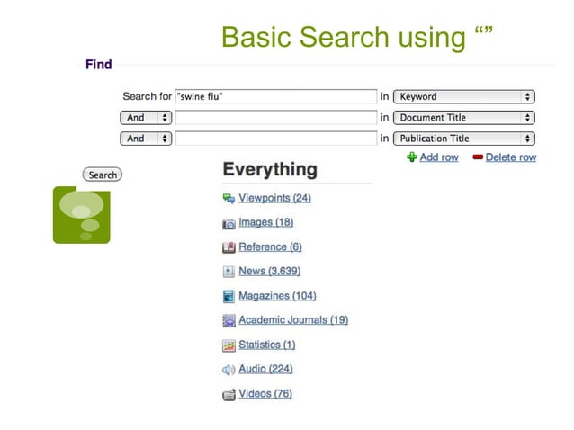 Advanced Search & Boolean Connectors | PPT