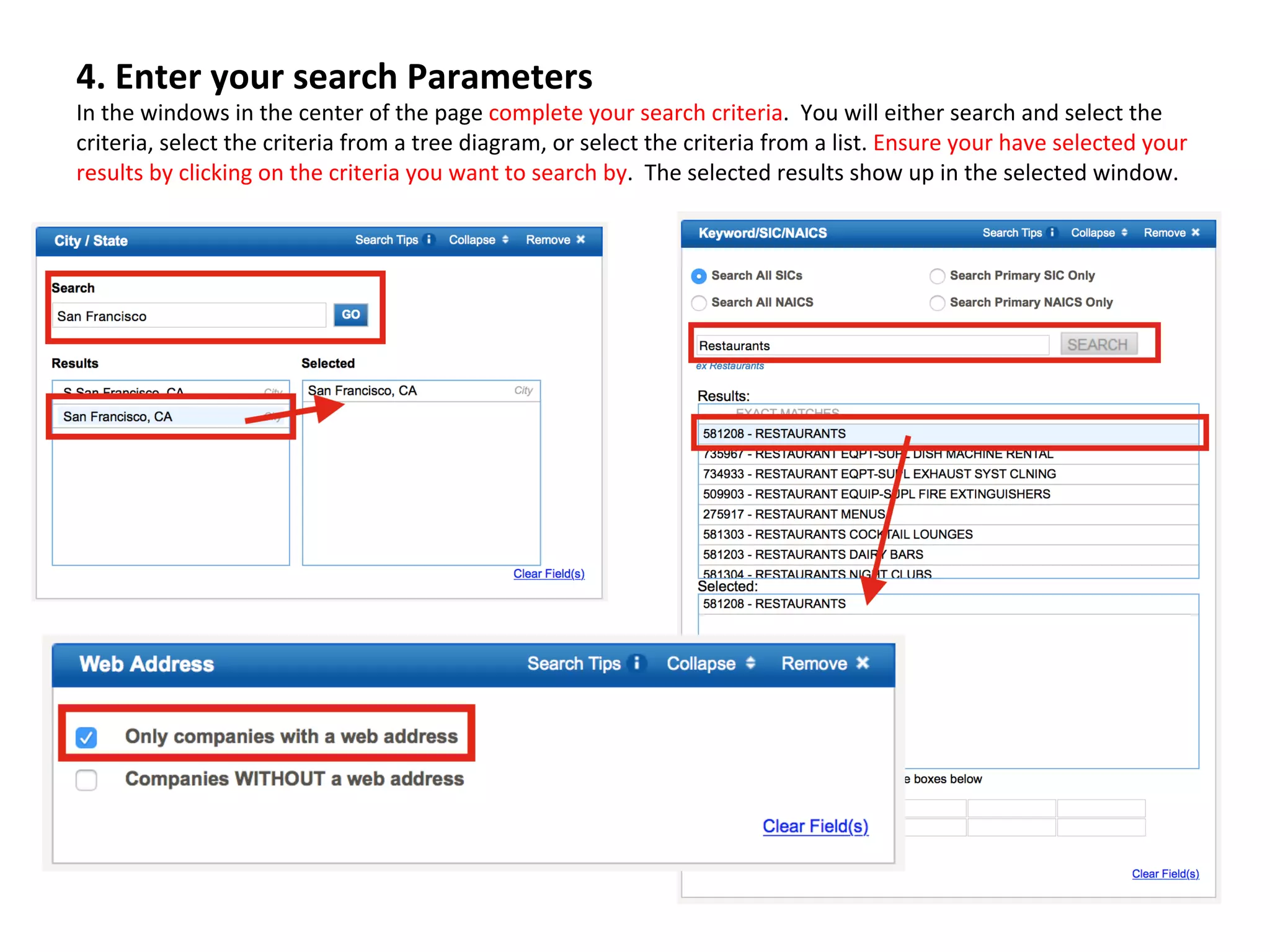 ReferenceUSA Advanced search/building a list | PPT