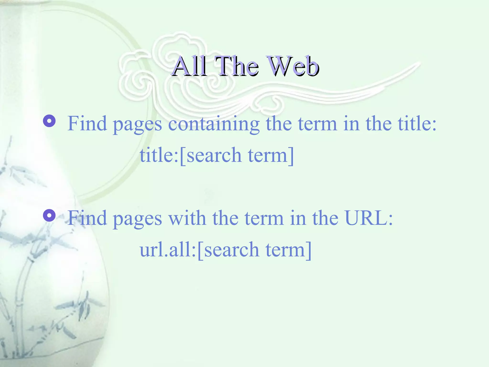 Advanced Internet Searching | PPT