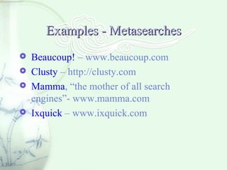 Advanced Internet Searching | PPT