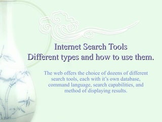 Advanced Internet Searching | PPT
