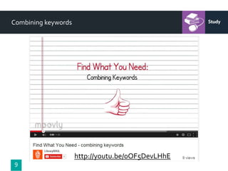 DT5210 - Advanced Search Techniques & Reference Management | PPT