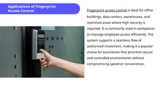 Advanced Security with Fingerprint Access Control | PPT