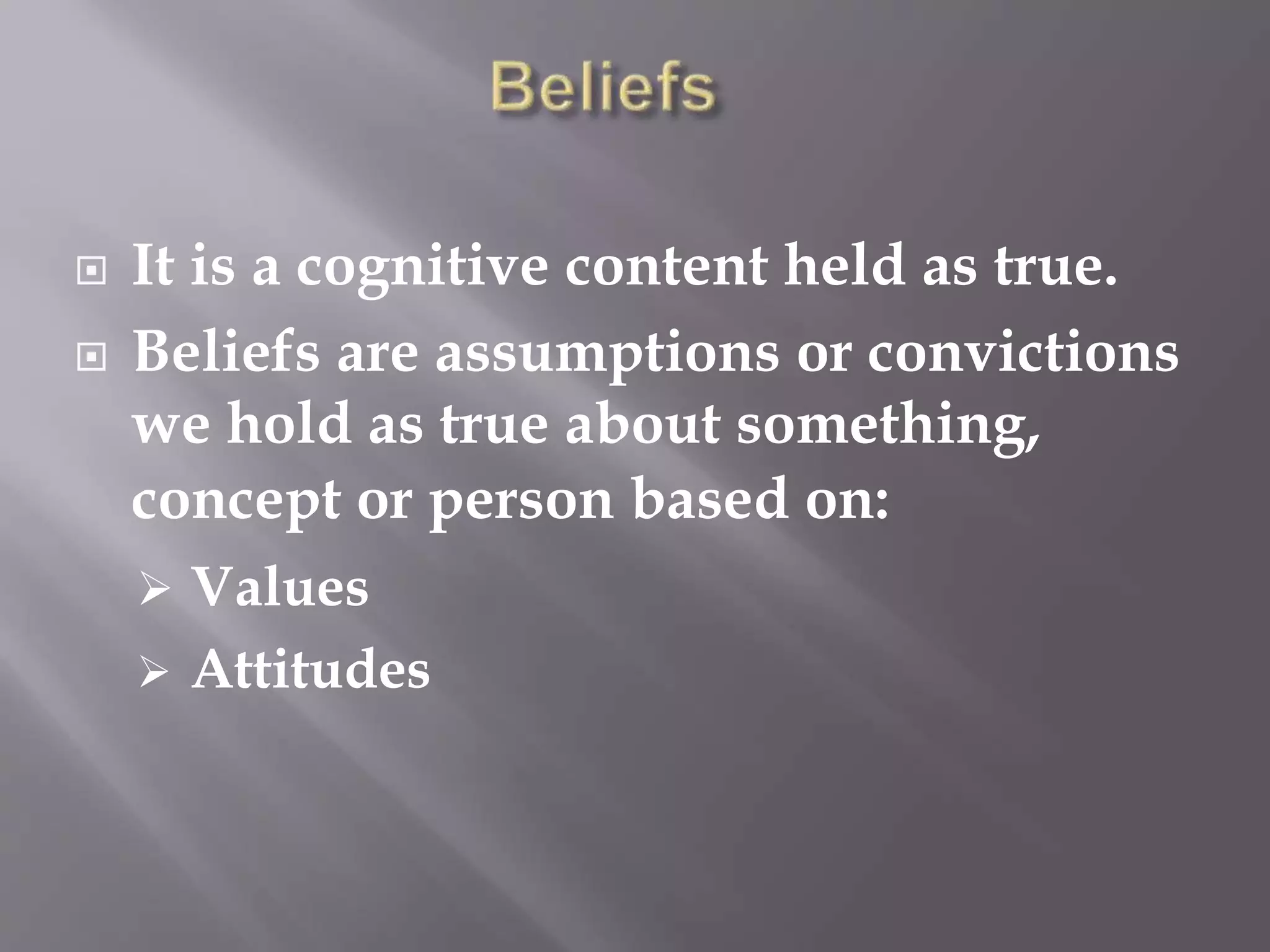 meaning of attitude | PPTX