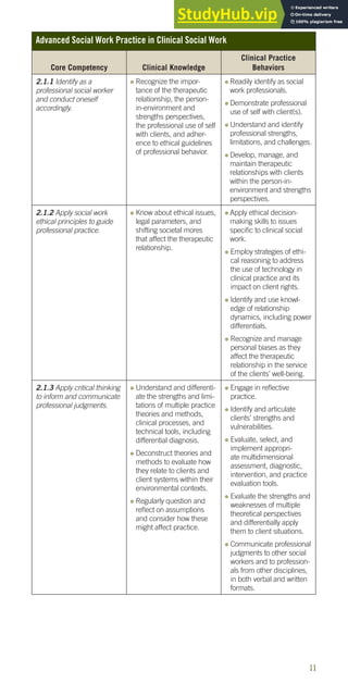 Advanced Social Work Practice In Clinical Social Work | PDF