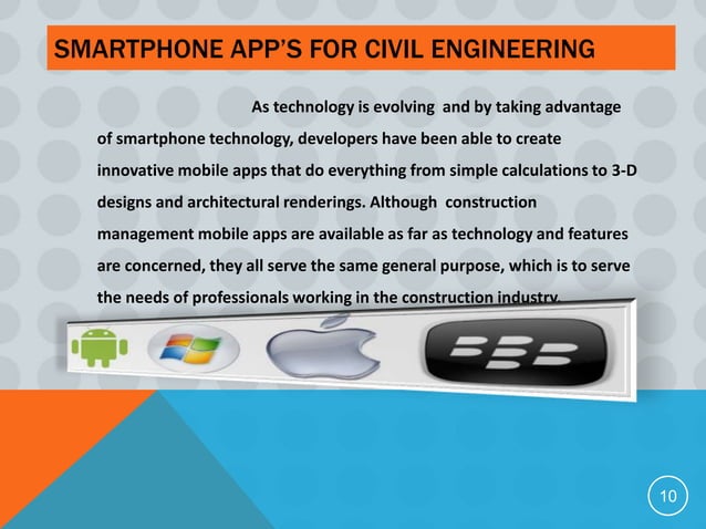 Advanced softwares used in civil engineering | PPTX