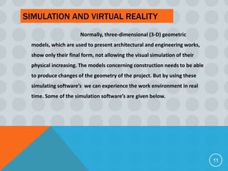 Advanced softwares used in civil engineering | PPTX