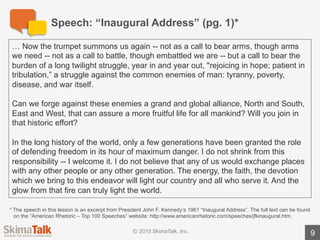 Advanced Speech Delivery - Lesson 2 | PDF