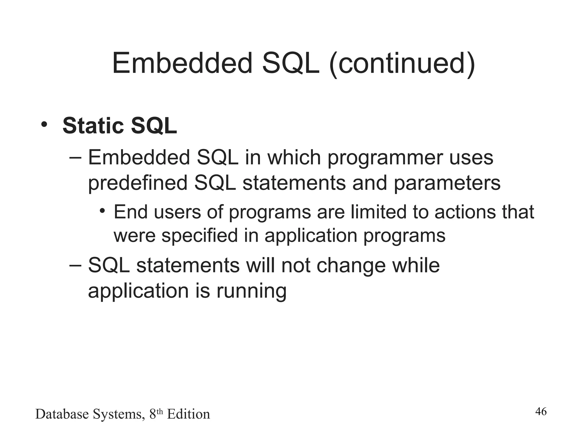 Advanced sql | PPT