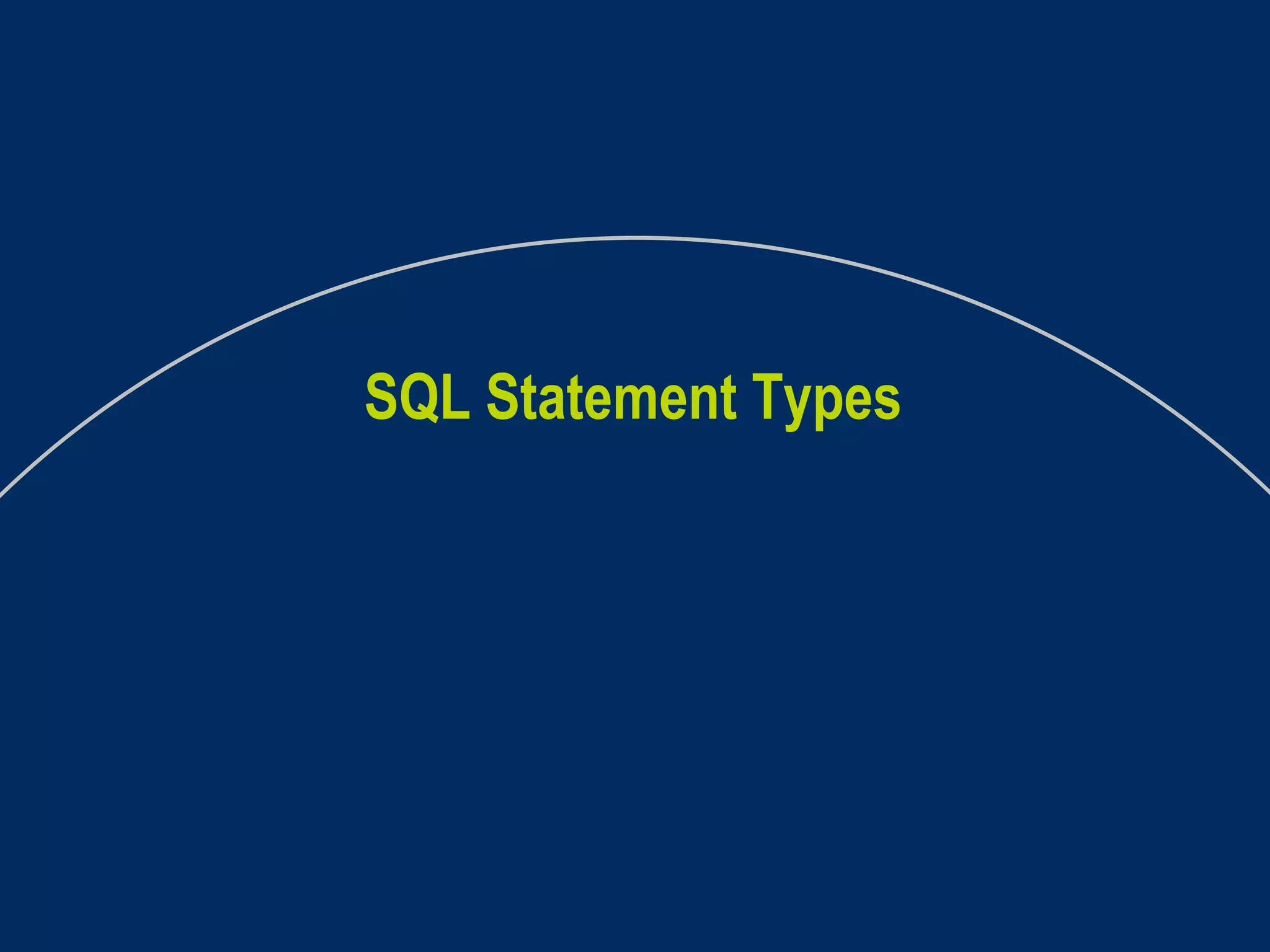 Advanced Sql Training | PPT
