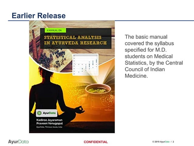 Advanced statistical manual part i | PPT