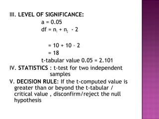 Advanced statistics Lesson 1 | PPT