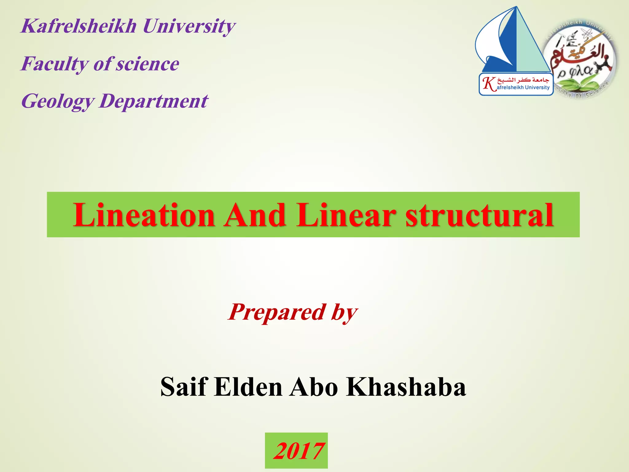 Lineation And Linear structural | PDF