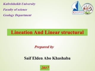 Lineation And Linear structural | PDF