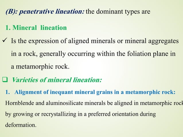 Lineation And Linear structural | PDF | Geology | Science